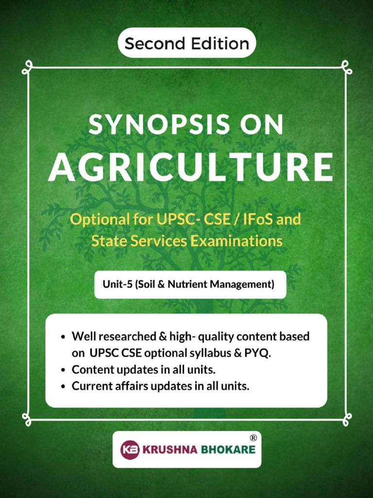 Synopsis On Agriculture (Second Edition) | PDF | Plant Breeding ...