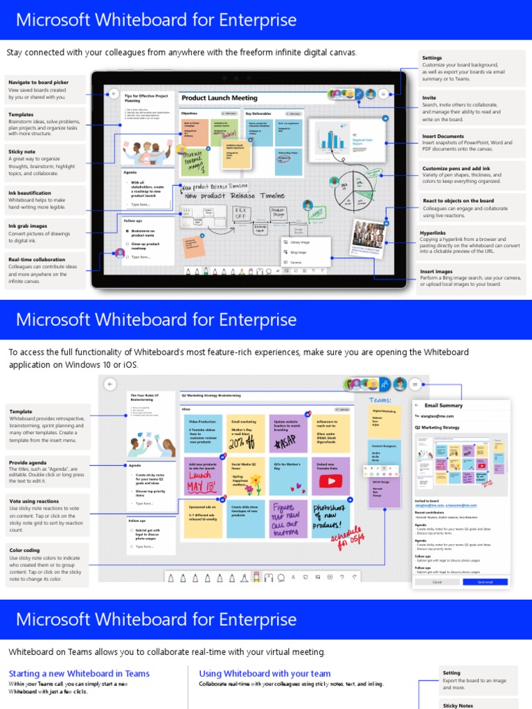 Whiteboard Cheatsheet For All | PDF | Ios | Windows 10