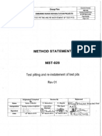 Method Statement Road Construction | PDF | Road | Concrete