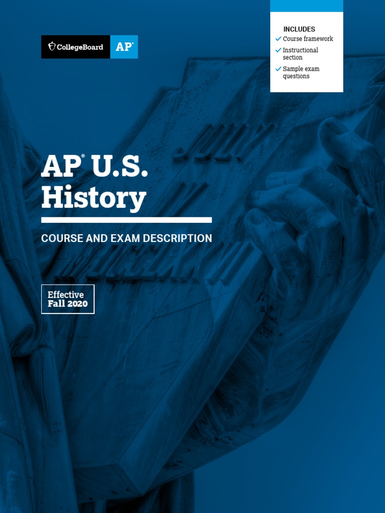 AP Us History Course and Exam Description | PDF | Advanced Placement ...