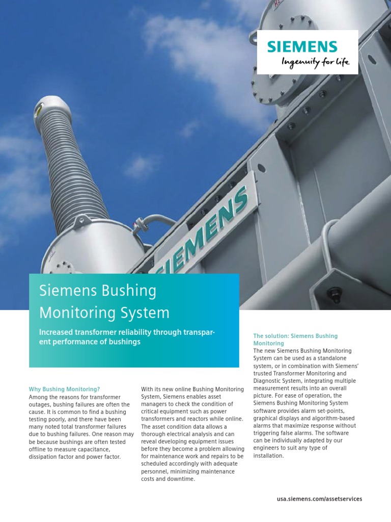 Bushing Monitor Flyer | Download Free PDF | Capacitor | Transformer