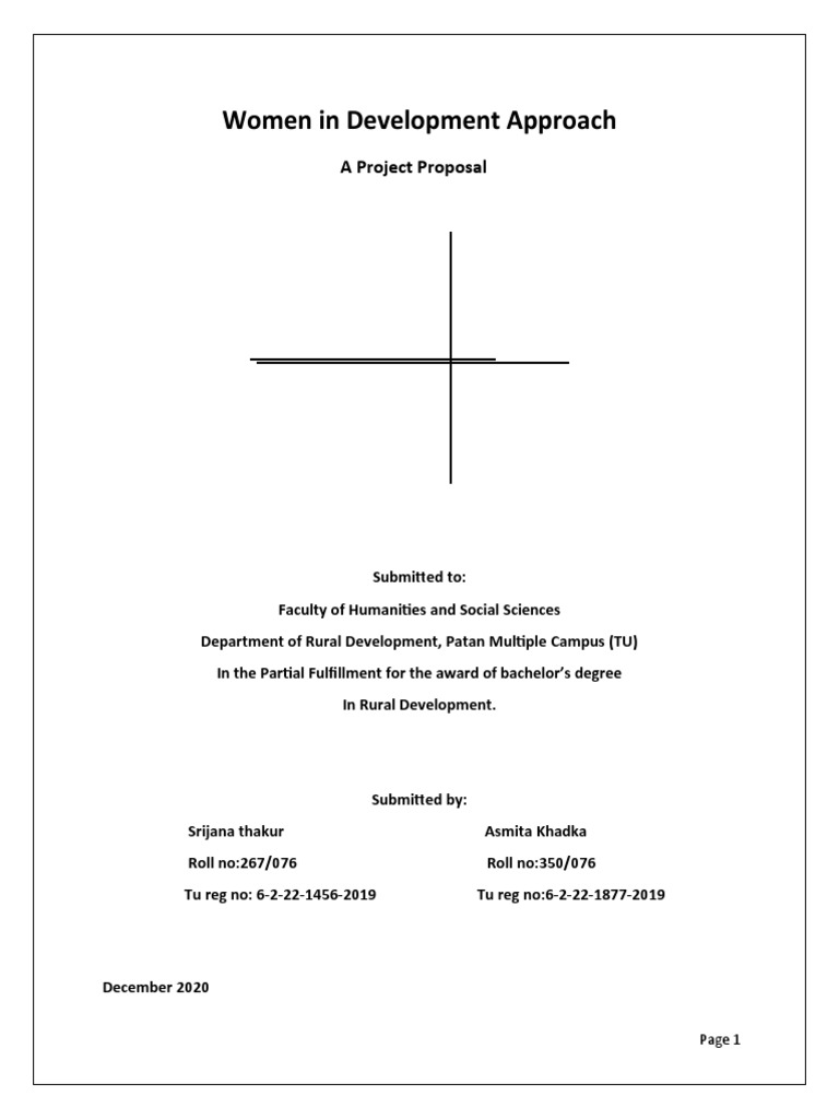 Women in Development Approach | PDF | Gender | Gender Studies