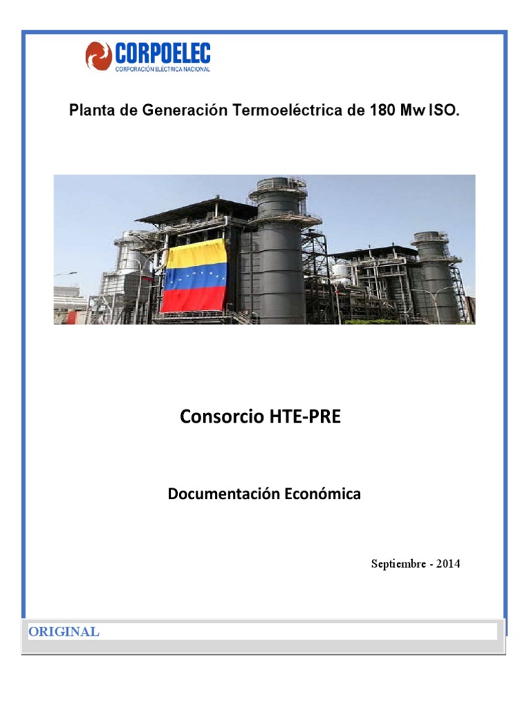 Dos Planta Generadora de Electricidad de 180 MW Iso 020914 | PDF ...
