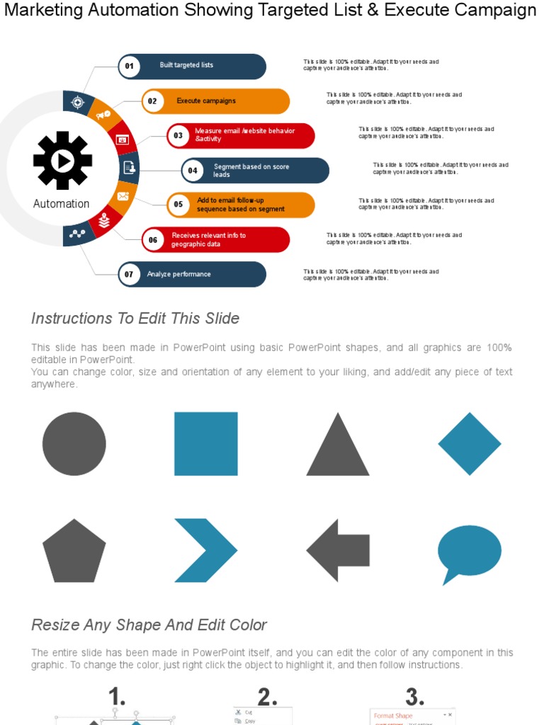 Marketing Automation Showing Targeted List and Execute Campaign WD | PDF | Icon (Computing ...