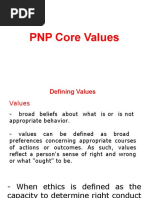 PNP Creed and Core Values | PDF | Police | Integrity