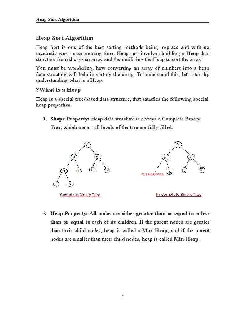 Heap Algorithm Pdf Algorithms And Data Structures Computer Programming 
