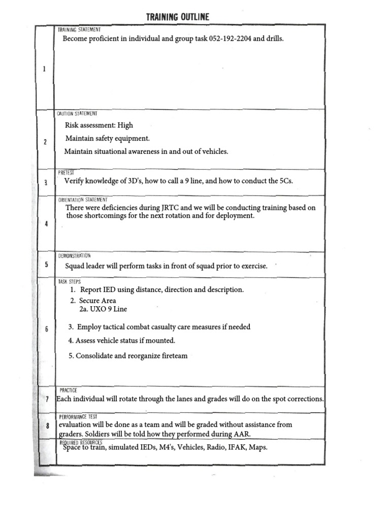 8 Step Outline | PDF