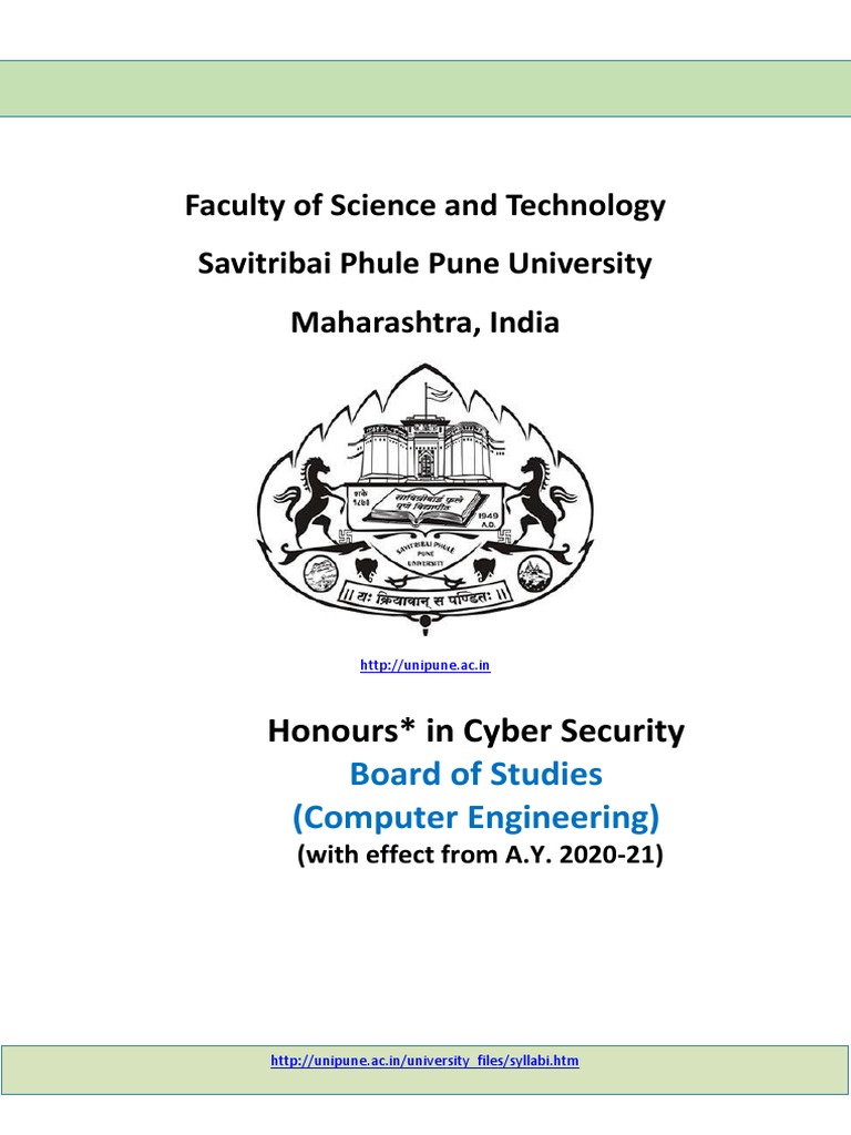 Cyber Security Honor Syllbus Sem I | PDF | Cryptography | Information ...