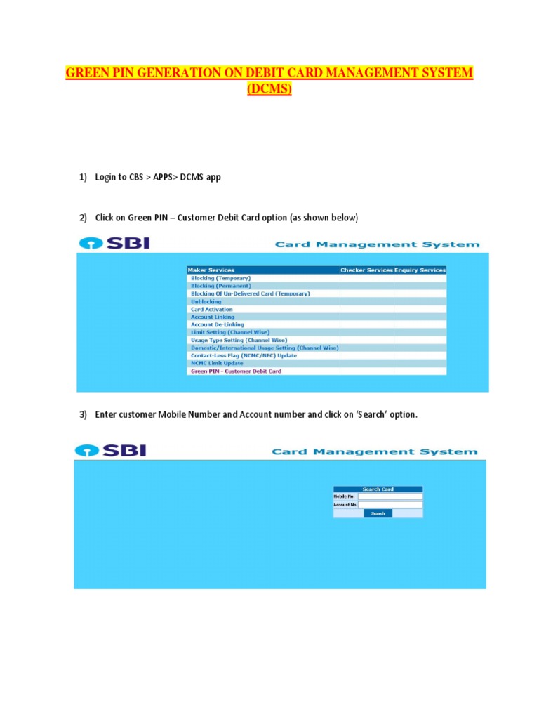 Green Pin Generation On Debit Card Management System (3) 20210701072126 ...
