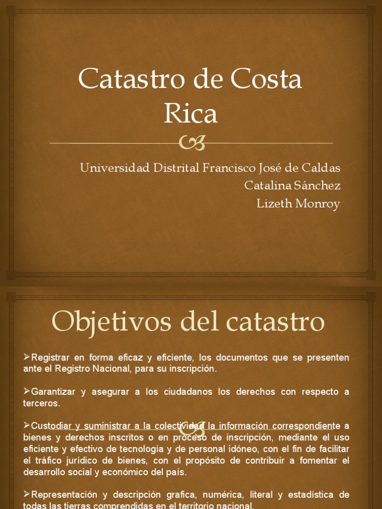 Catastro de Costa Rica | PDF | Geodesia | Geografía