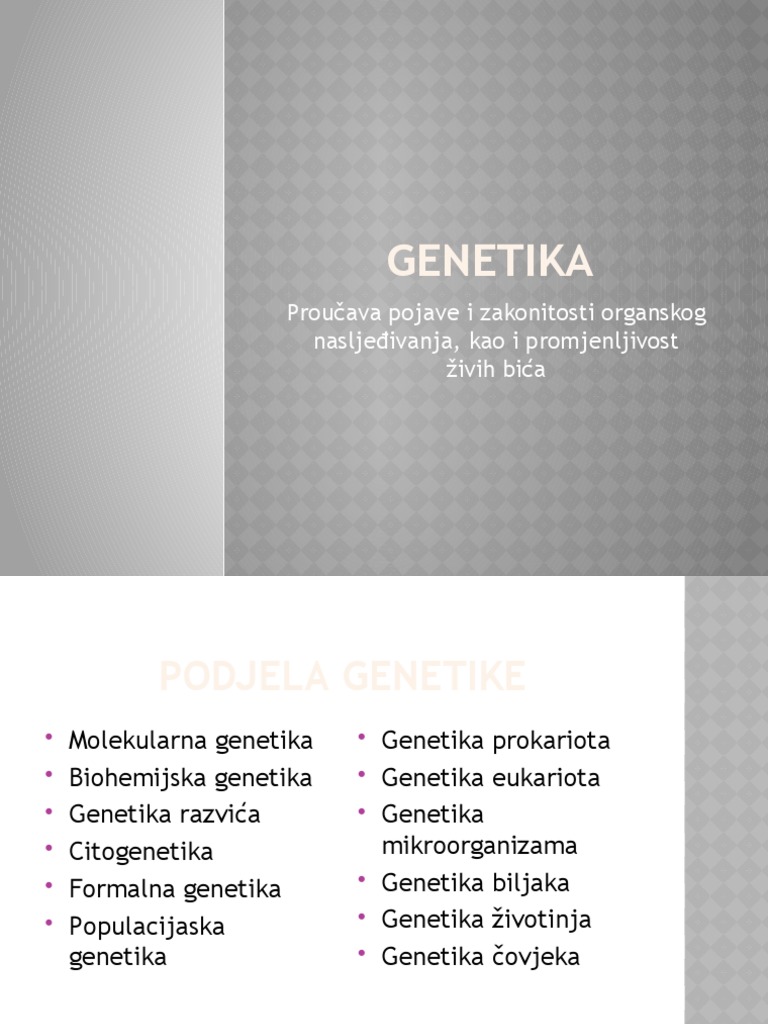 Genetika DNK | PDF