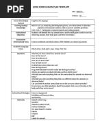 Lesson Plan - Different Kinds of Animals | PDF | Teachers | Lesson Plan