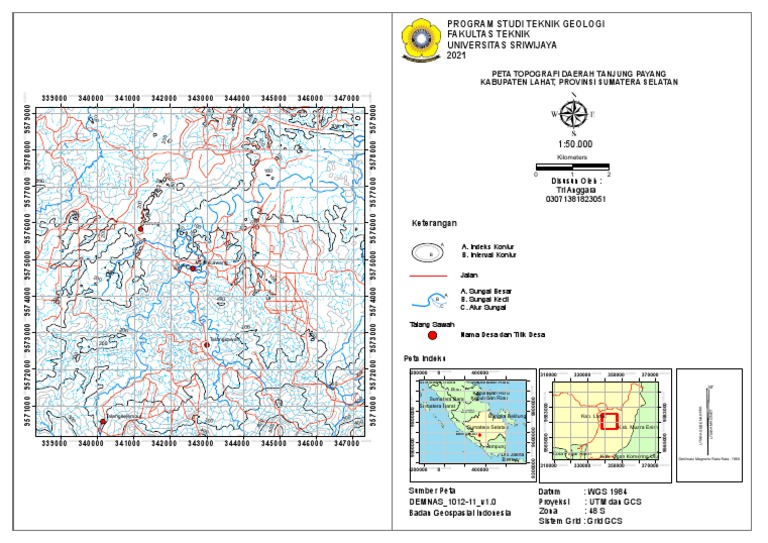 Peta Topografi | PDF