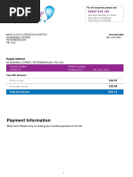 Thames Water Bill | PDF | Water Supply | Credit Bureau