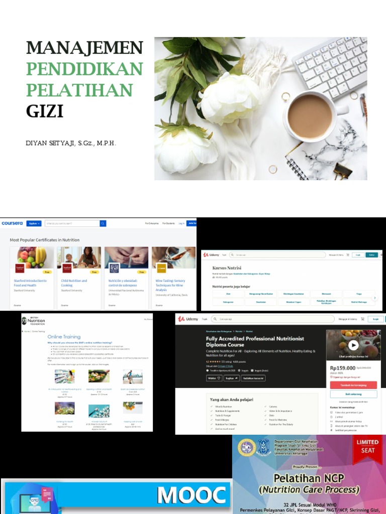 Manajemen Pelatihan Gizi dan Evaluasi | PDF | Karier & Perkembangan ...