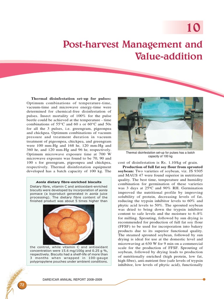 10.Post-Harvest Management and Value Addition | PDF | Loom | Textiles