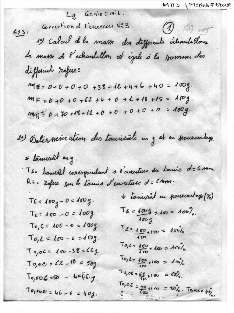 Corrigé Examen MDS Complément de Cours | PDF