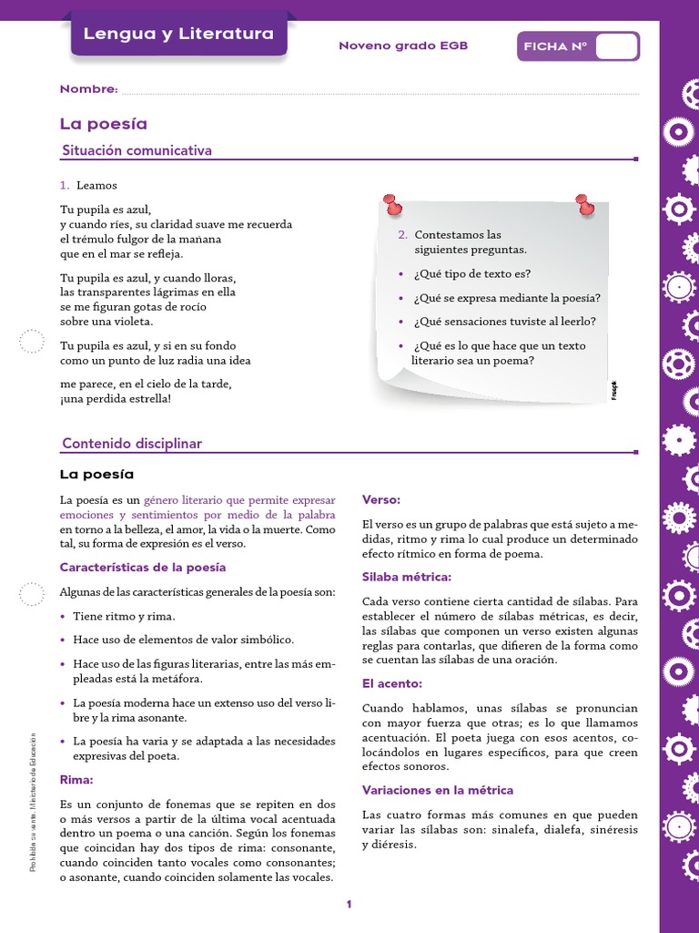 Análisis de poemas y biografía de sus autores | PDF | Rima | Poesía