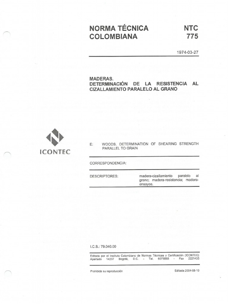 NTC 775 | PDF