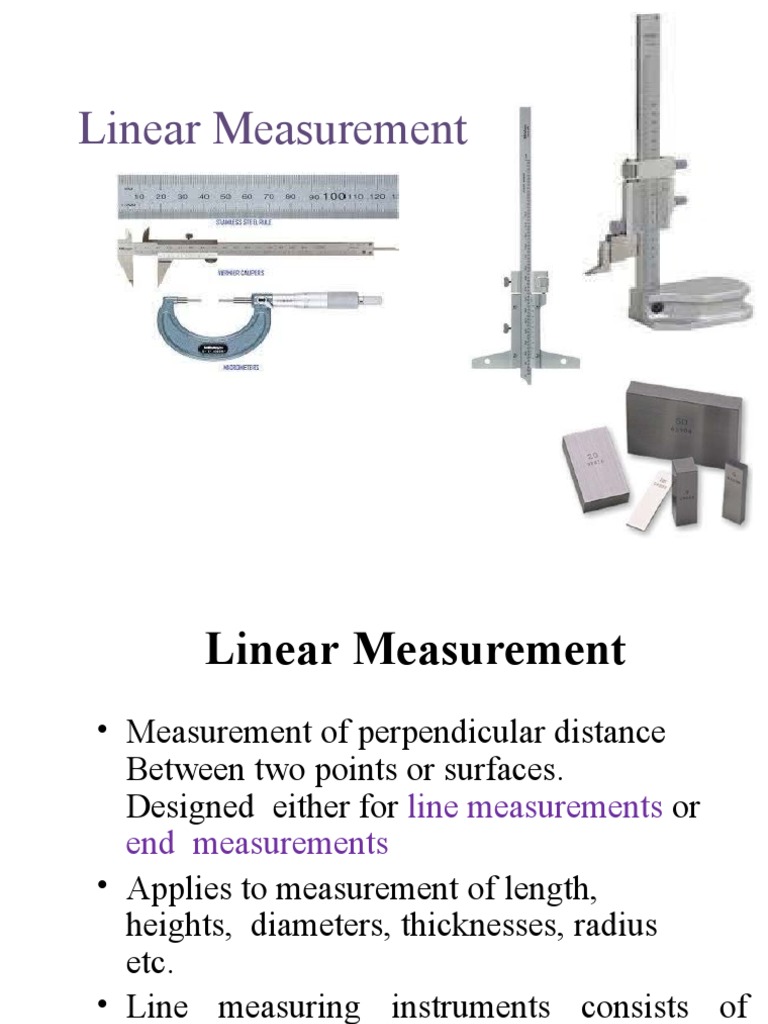 Linear Measurements | PDF | Measuring Instrument | Tools