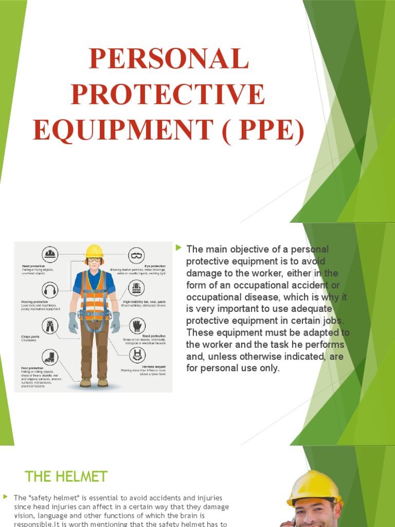 Personal Protective Equipment (Ppe) Tr1 de Ingles | PDF | Personal ...