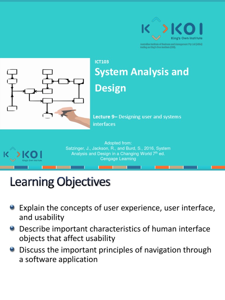 Week9 Lecture Ict103 T121 Pdf Pdf User Interface Graphical User Interfaces