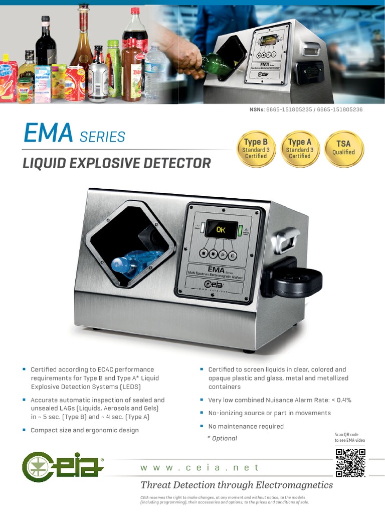 Series: Liquid Explosive Detector | PDF | Calibration | Infrared