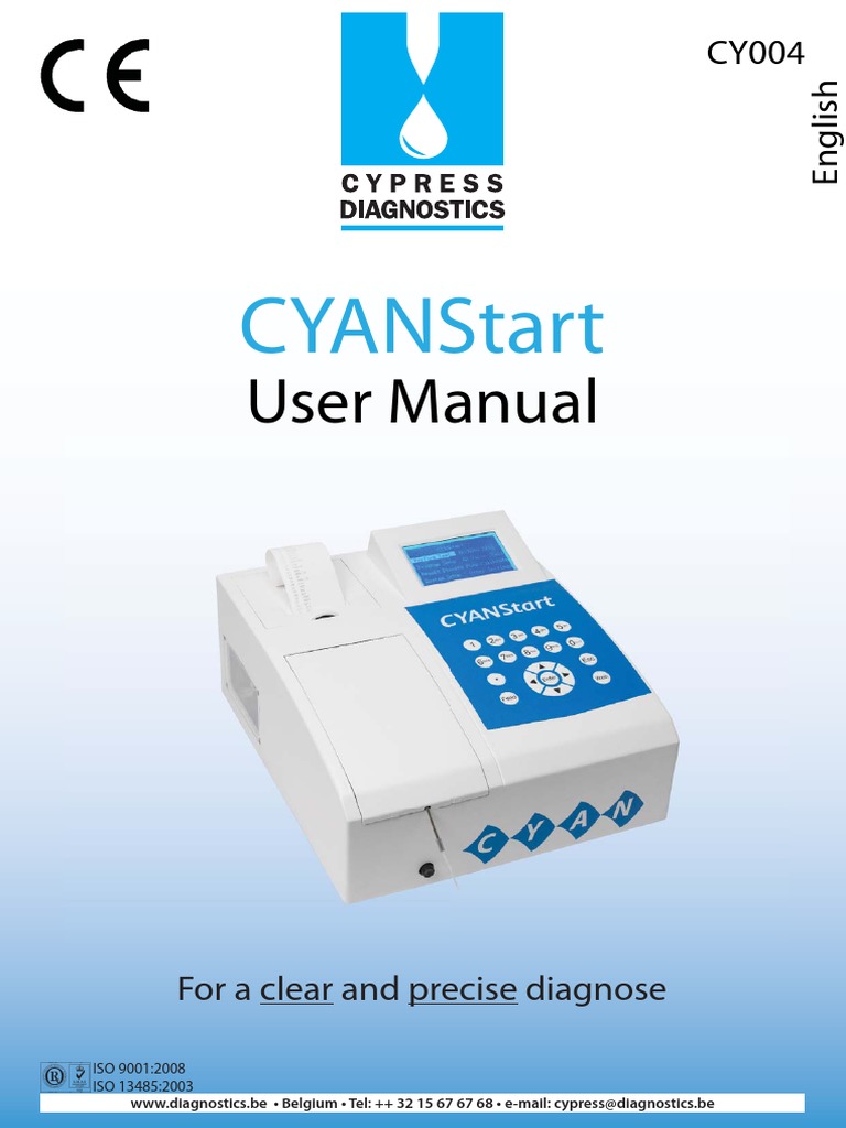 CYANStart User Manual Overview | PDF | Nature | Science