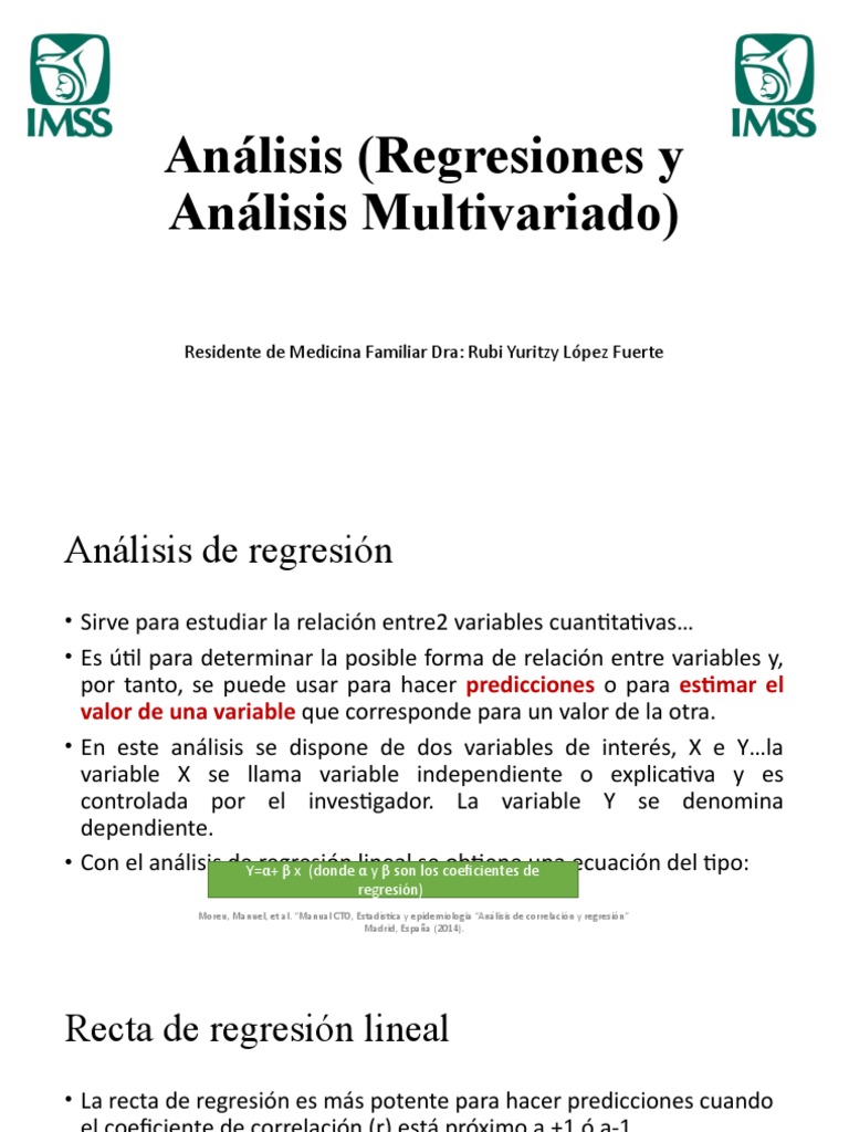 Análisis Multivariado, Regresiones | PDF | Análisis de regresión ...