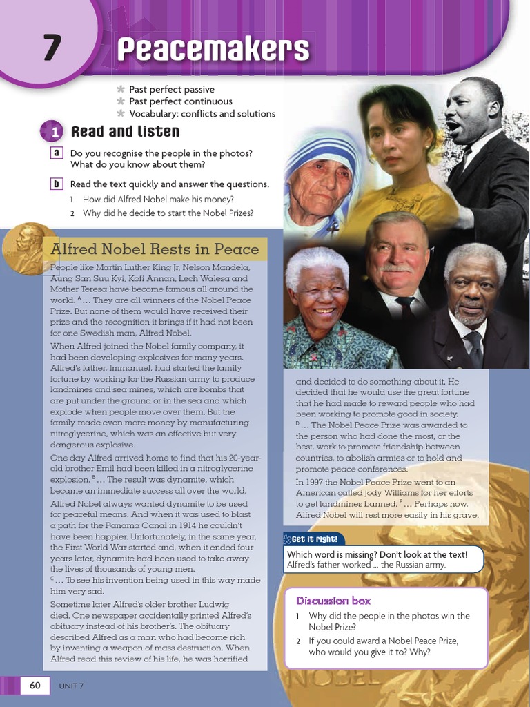 Peacemakers: Read and Listen | PDF