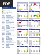 NTU Academic Calendar 2025-2027 | PDF | Observances | Holidays