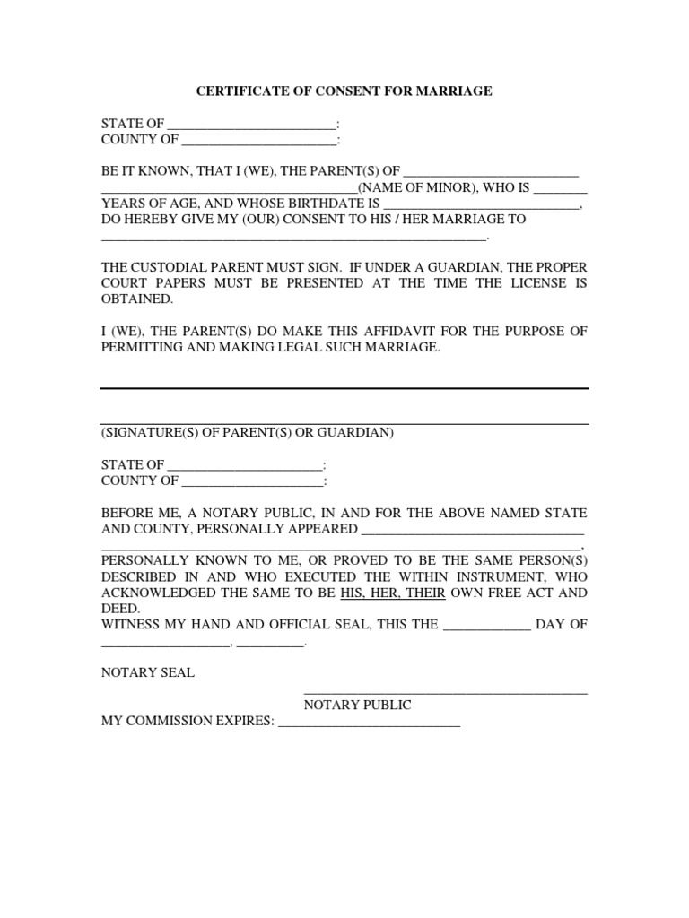 Consent For Marriage PDF | PDF | Politics | Social Science