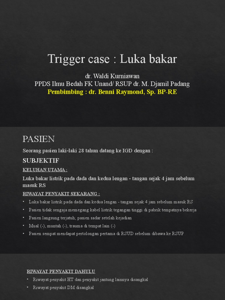 Trigger Case Waldi Luka Bakar | PDF