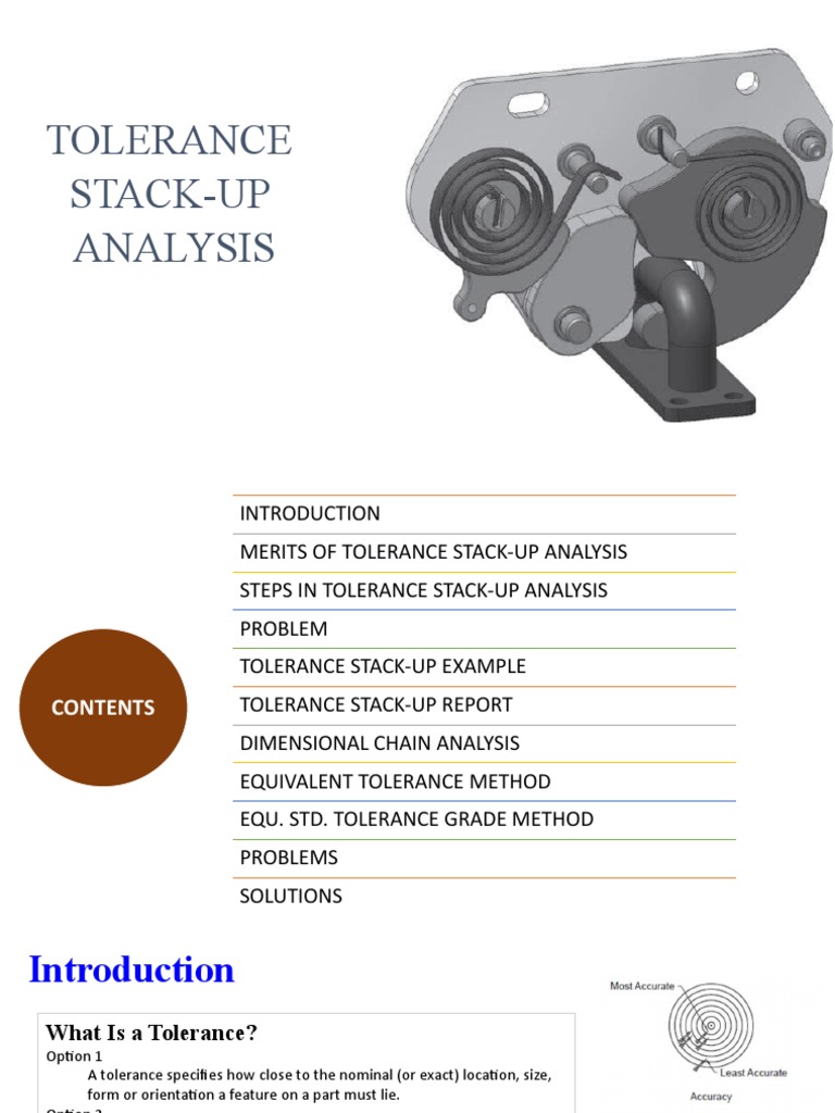 Tolerance Stack-Up Analysis | PDF | Engineering Tolerance | Applied ...