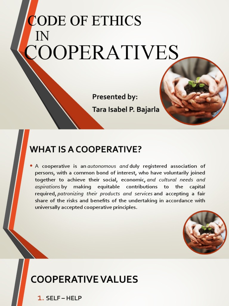 Code of Ethics in Cooperatives | PDF | Cooperative | Autonomy