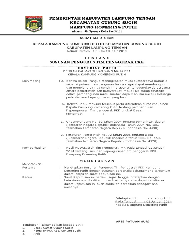 SK PKK | PDF