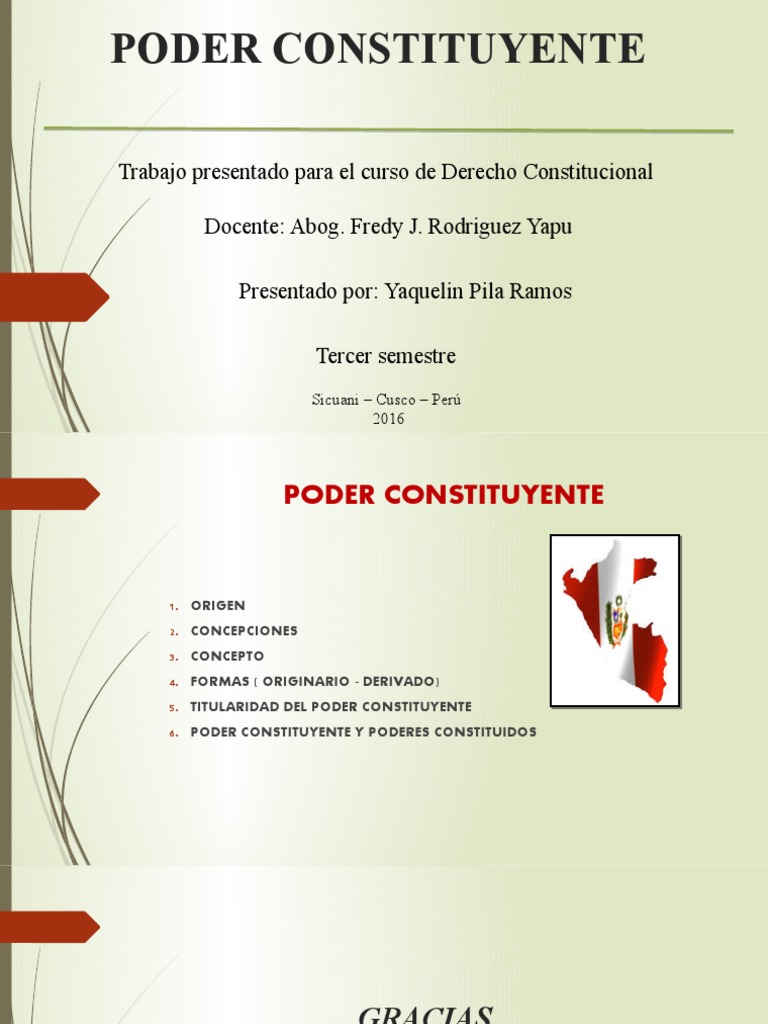 Poder Constituyente | PDF