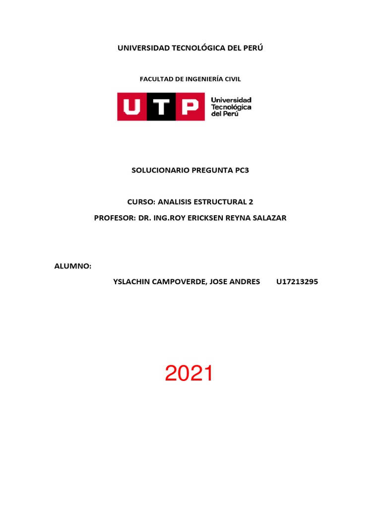 Sol PC3 Analisis 2 | PDF