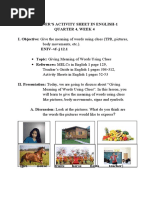 English - Follow 1 To 2 Step Direction LP | PDF | Teachers | Learning