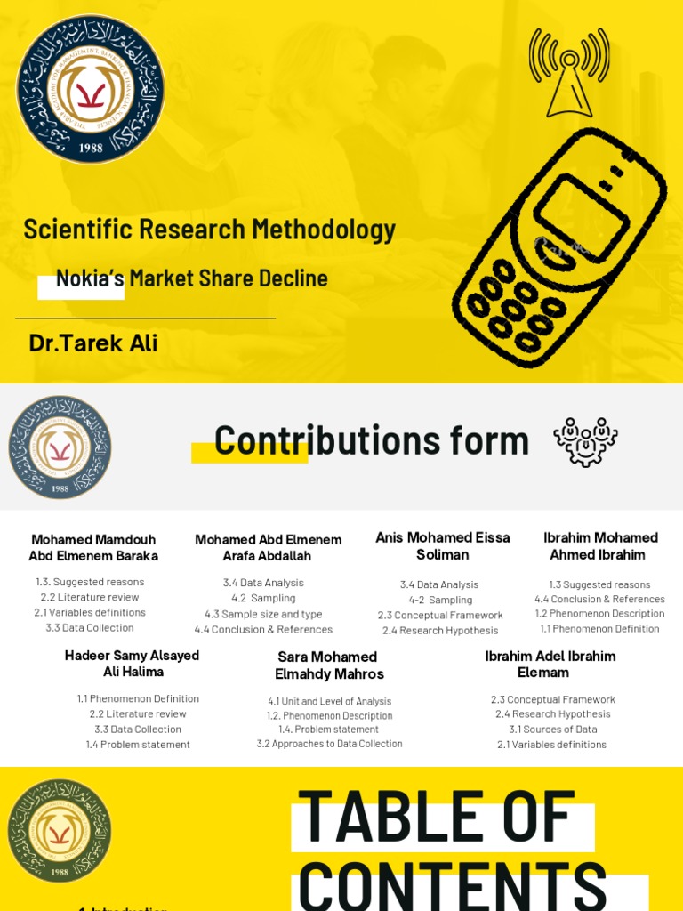 Scientific Research Methodology Final Proposal 2021 | PDF | Nokia ...
