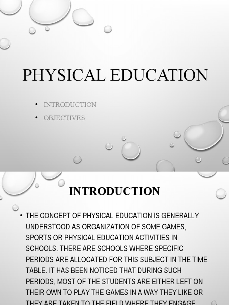 Teaching PEH Intro, Obj.,scopes | PDF | Physical Education | Physical ...