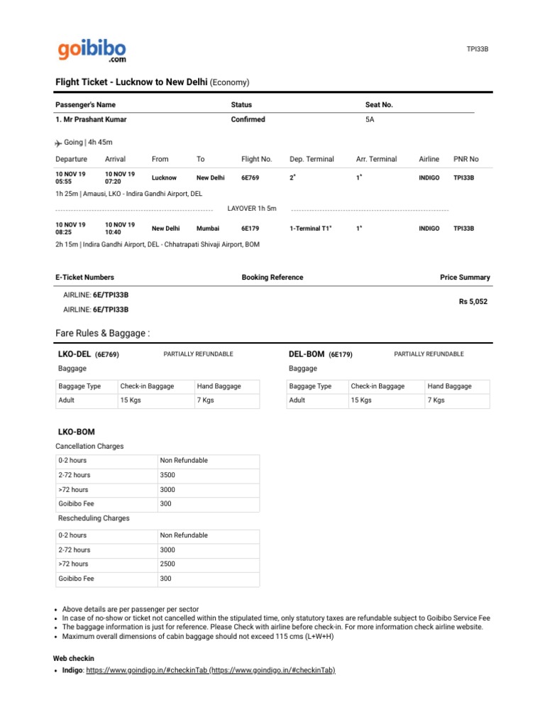 Goibibo Document | PDF | Aviation | Transport