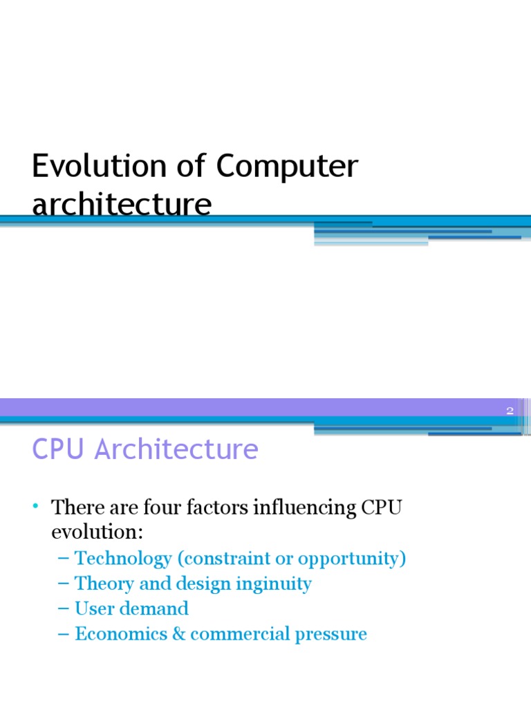 Evolution of Processors | PDF | Central Processing Unit | Microprocessor