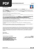 Pan Declaration Format | PDF | Government And Personhood | Access Control