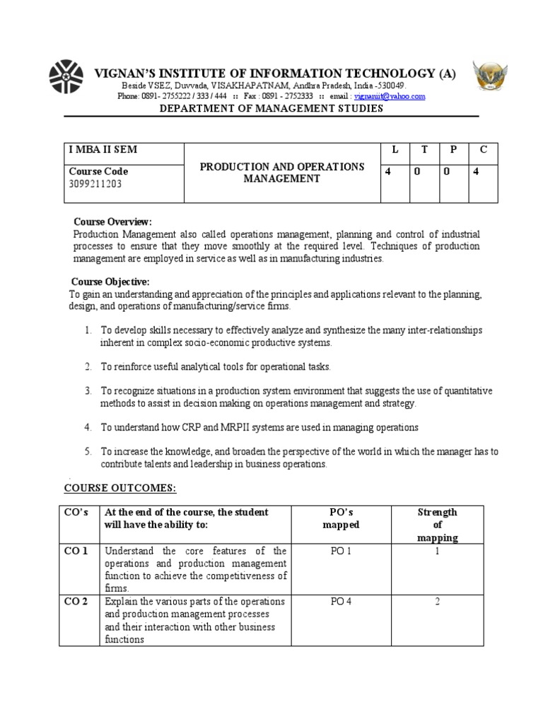 11-Production and Operations Management - Bosvr21 | PDF | Scheduling ...