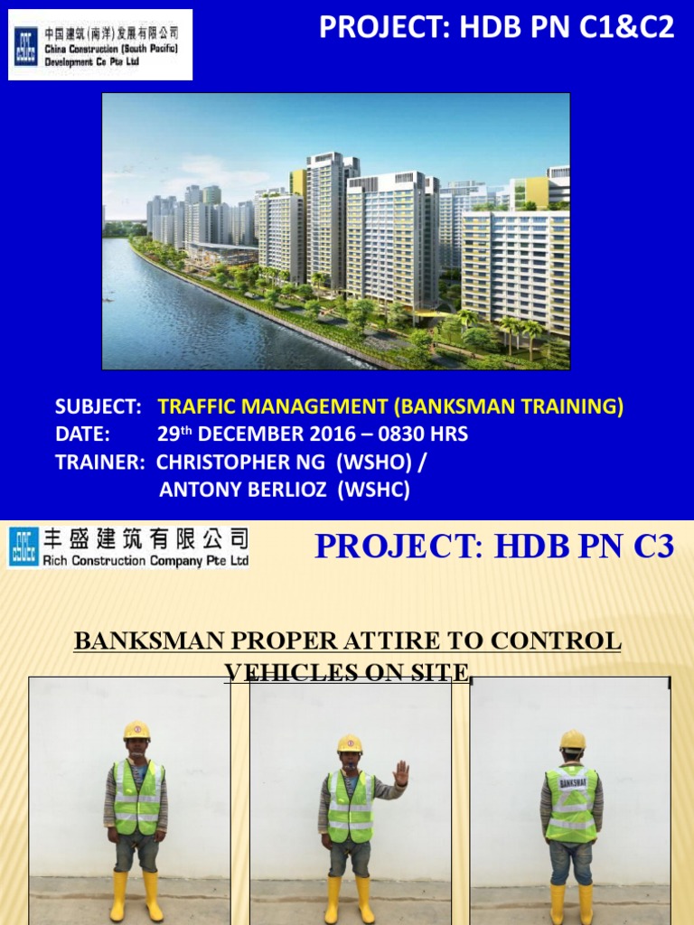Banksman Training On 27122016 | PDF | Traffic | Vehicles