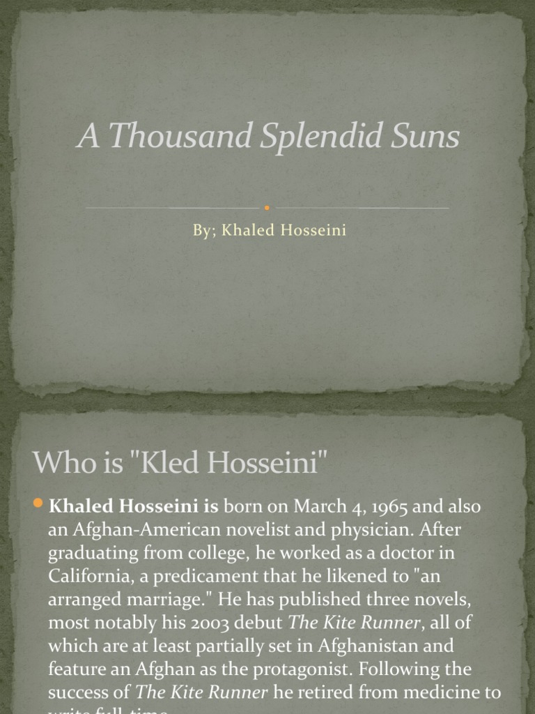 A Thousand Splendid Suns | PDF | Afghanistan | Violence