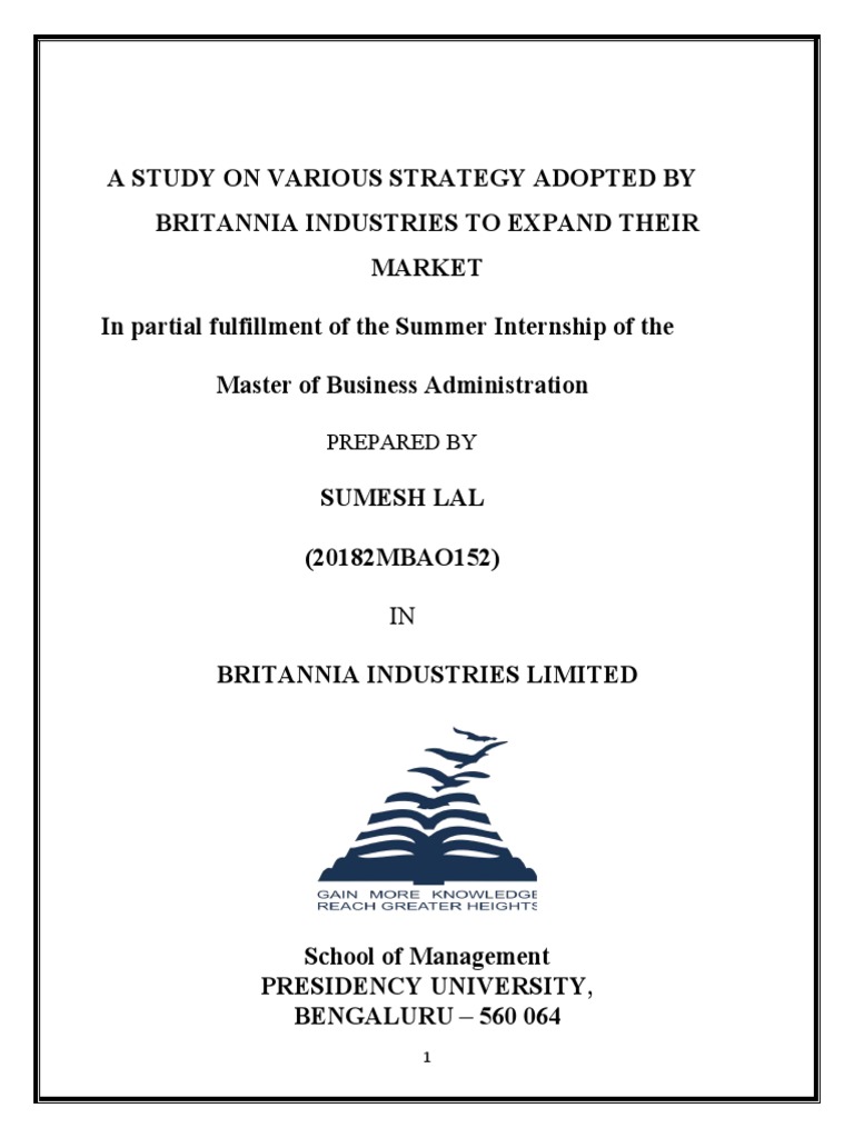 INTERNSHIP PROJECT REPORT Final | PDF | Retail | Market Segmentation