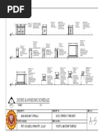 Door and Window Schedules | PDF