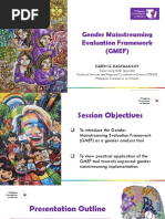 Gender Mainstreaming Evaluation Framework (GMEF) : Its Basic Features ...